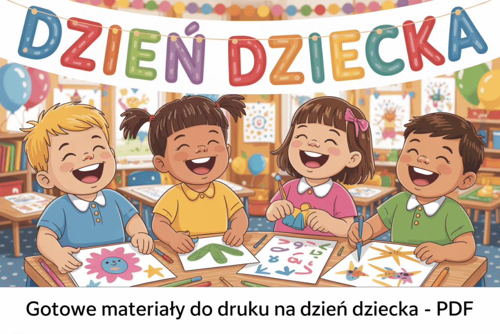 Materiały do druku na Dzień Dziecka – gotowe pomysły i inspiracje